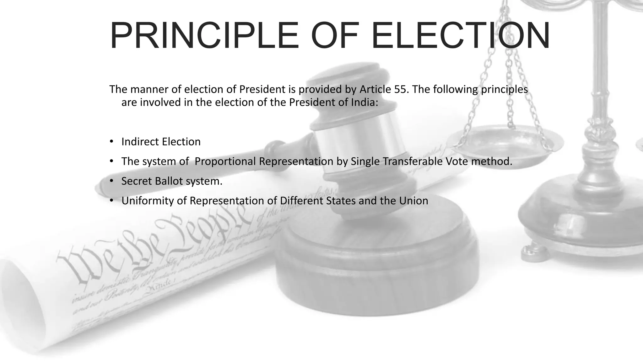 Lecture 09 union executive- president of india | PDF