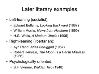 Lecture 09 - "Utopia and Other Science Fictions" | PDF