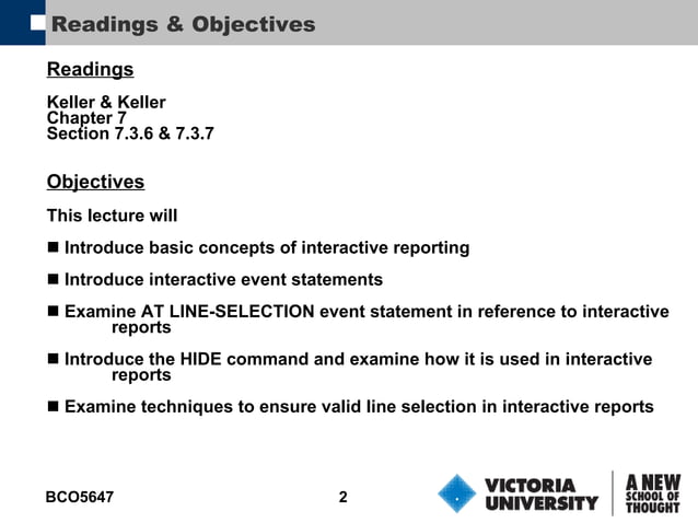 Lecture09 abap on line | PPT