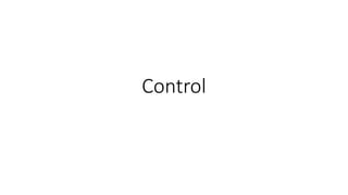 Lecture 09 control | PPT