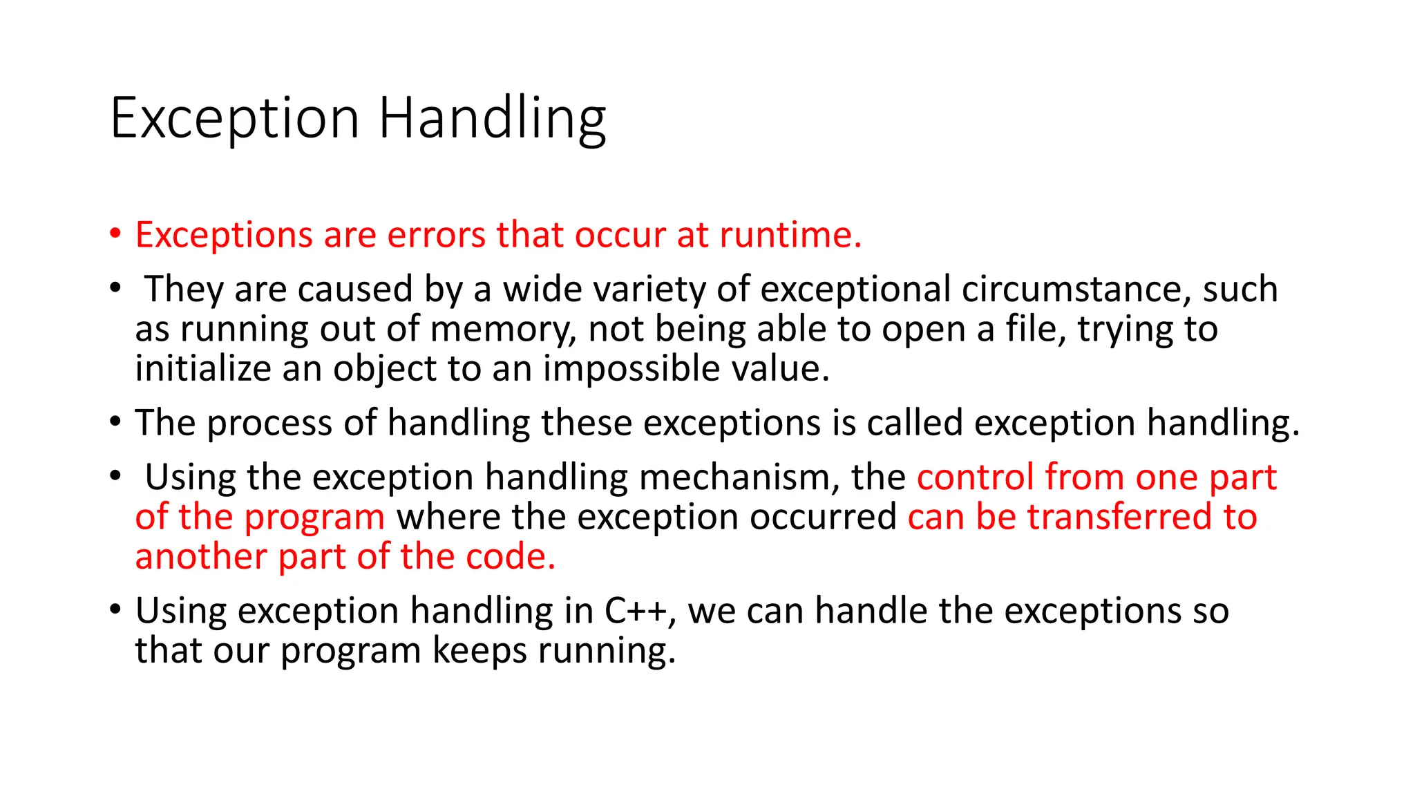 Lecture 09 Exception Handling(1 ) in c++.pptx