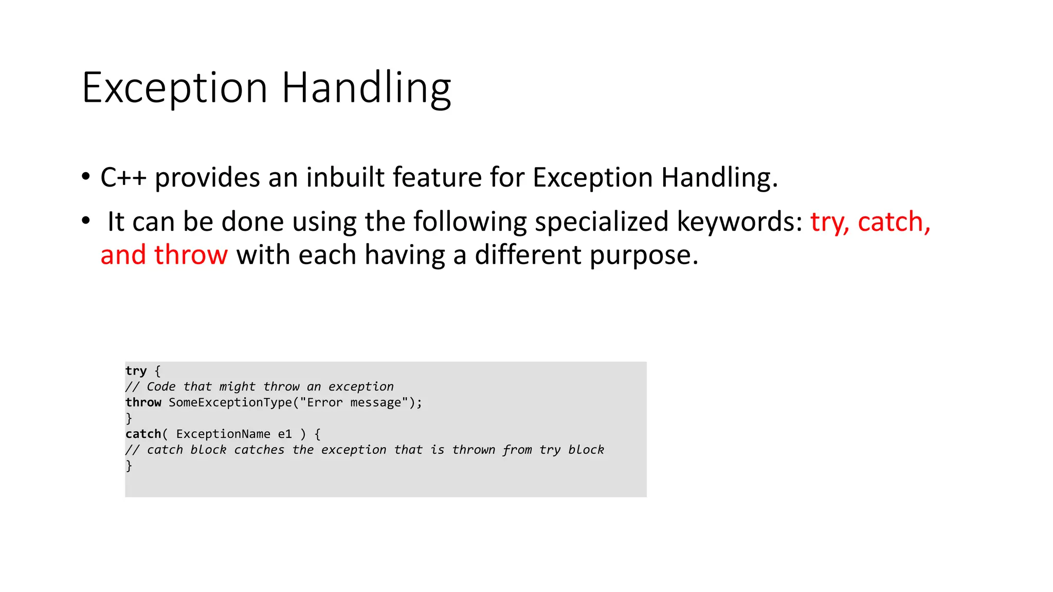Lecture 09 Exception Handling(1 ) in c++.pptx