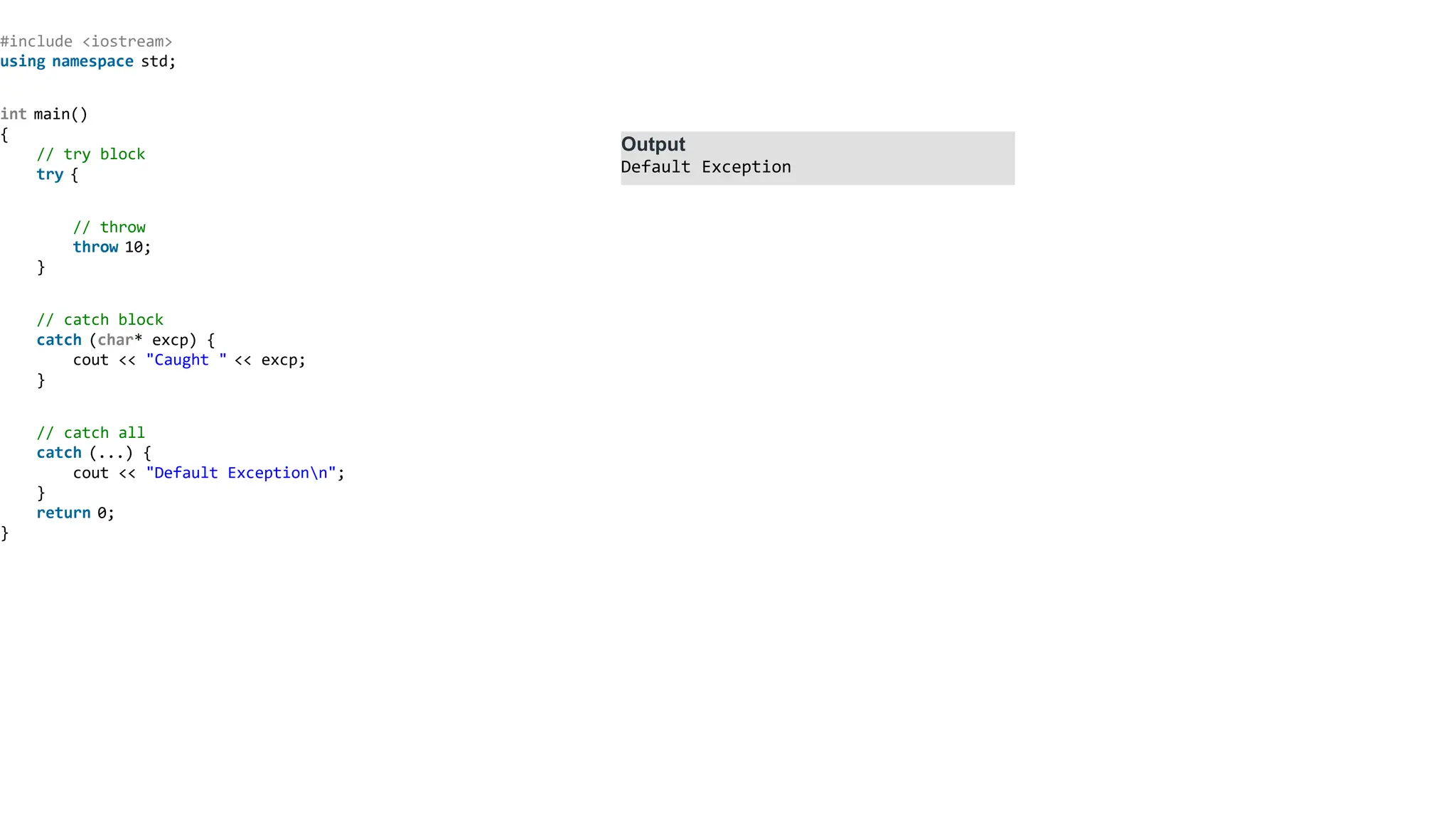 Lecture 09 Exception Handling 1 In C Pptx