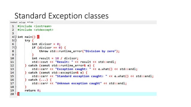 Lecture 09 Exception Handling(1 ) in c++.pptx