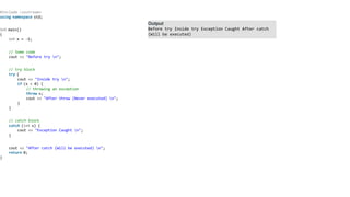 Lecture 09 Exception Handling(1 ) in c++.pptx