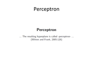 Lecture 9 Perceptron | PPT