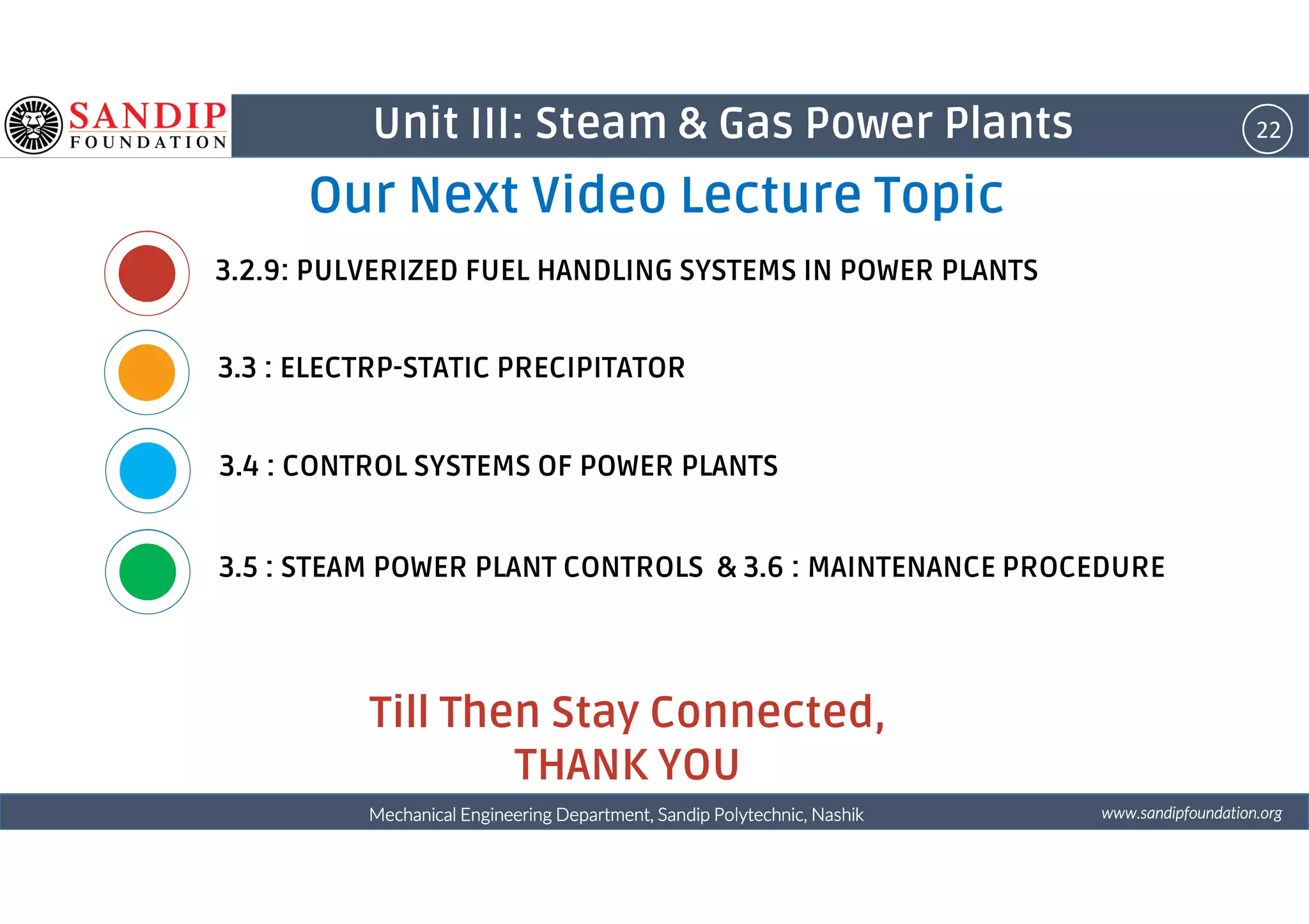 Lecture 09_PPE_Unit 3: Steam and Gas Power Plants | PPT