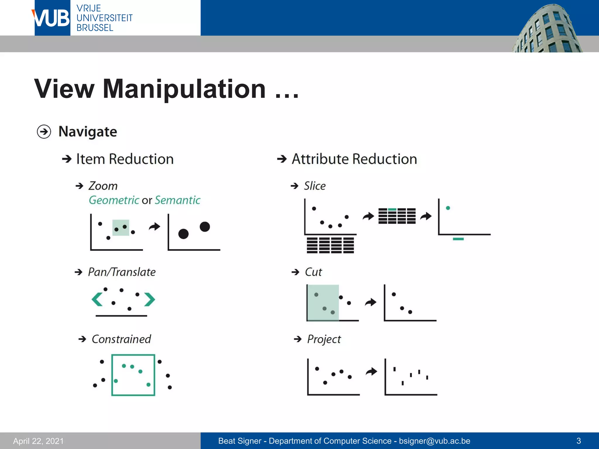View Manipulation and Reduction - Lecture 9 - Information Visualisation ...