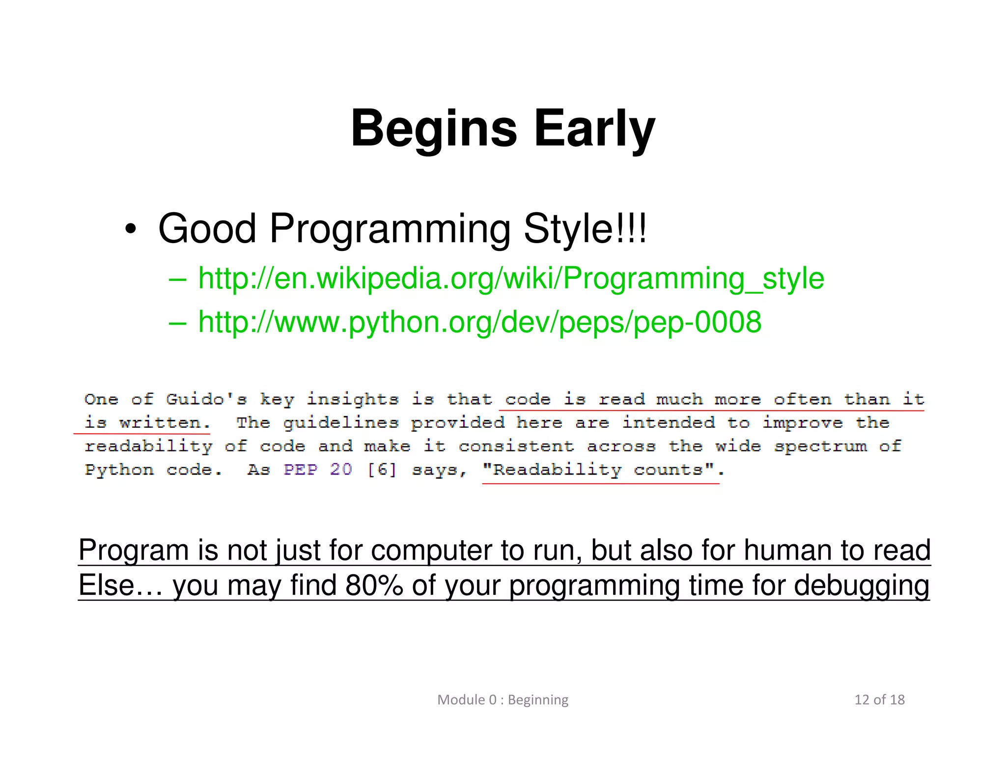 Lecture 0 beginning | PPT