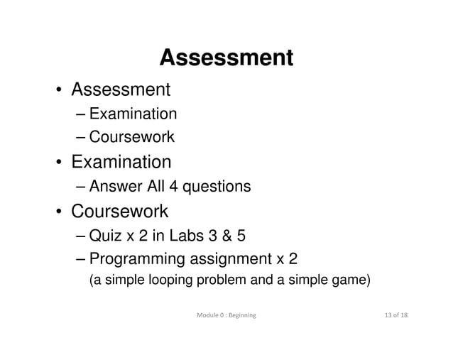 Lecture 0 beginning | PPT