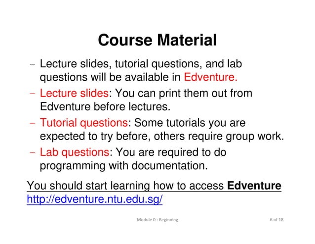 Lecture 0 beginning | PPT