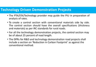 Innovative Technology Initiatives for Sustainable Rural Road ...