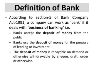 Bank Management Chapter 1 | PDF