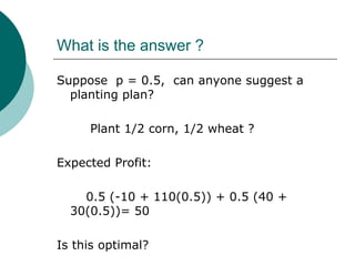 Statement of stochastic programming problems | PDF