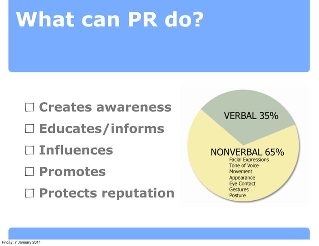 Lecture 1: Introduction to PR | PDF | Business | Business and Finance