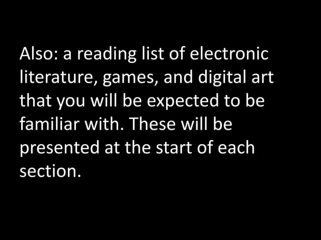 DIKULT103 Digital Genres: Intro lecture | PPT