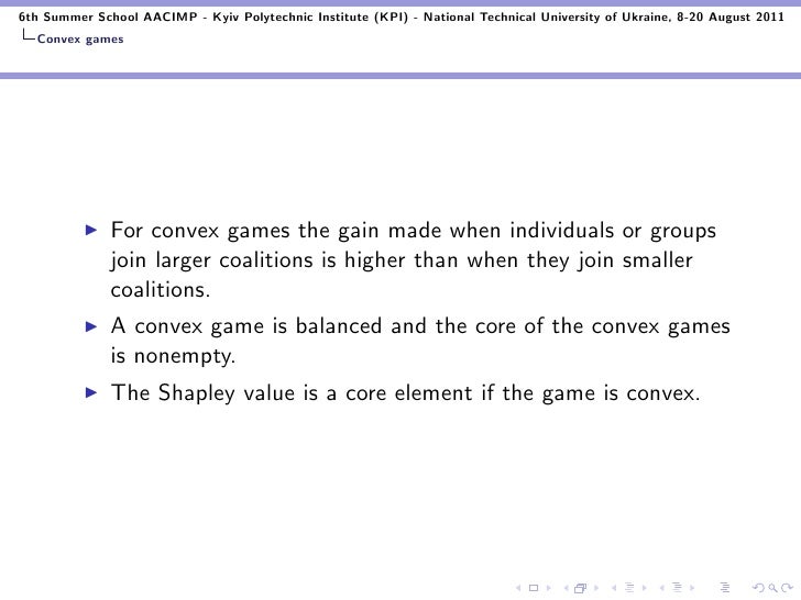 Cooperative Game Theory cooperative-game-theory