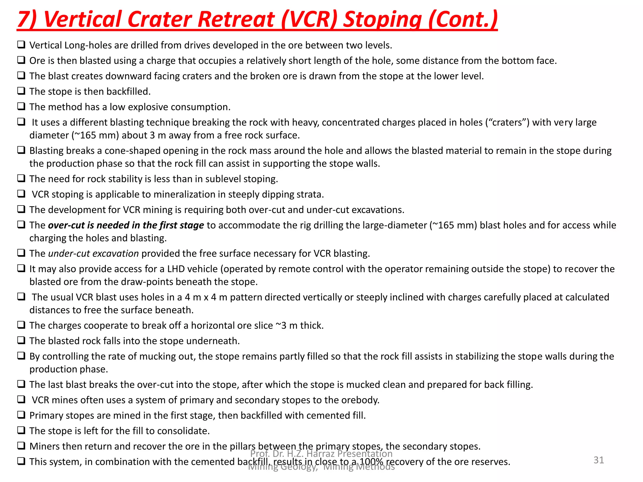 Lecture 4: Underground Mining | PDF