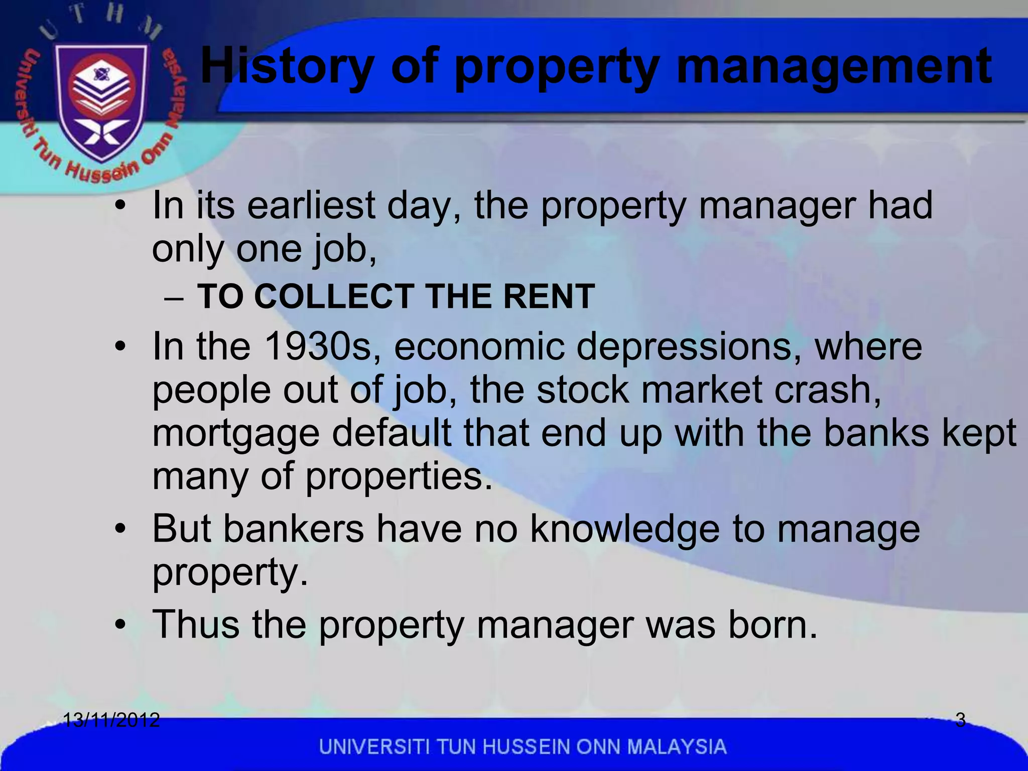 Introduction to Property Management | PPTX