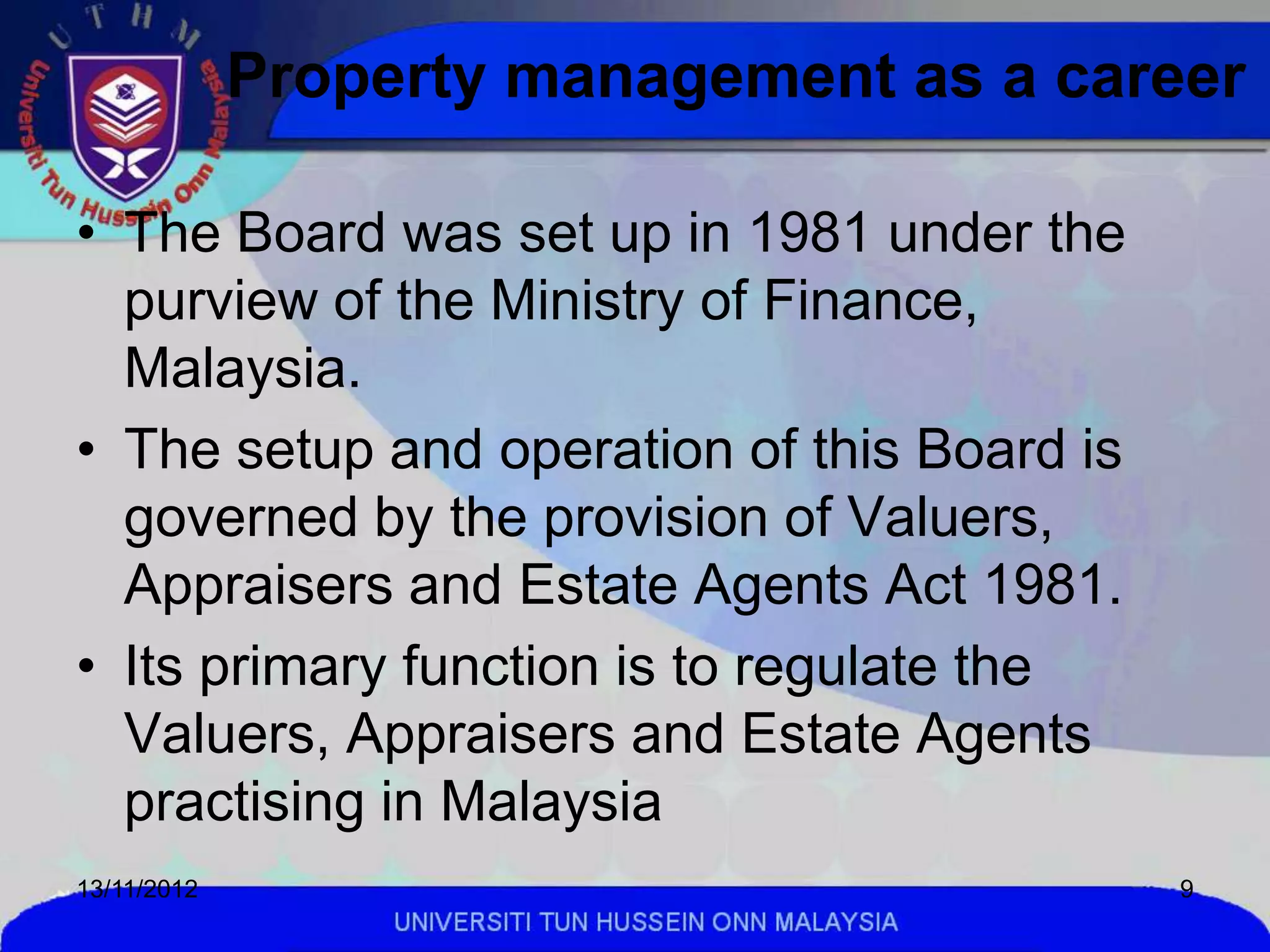 Introduction to Property Management | PPTX