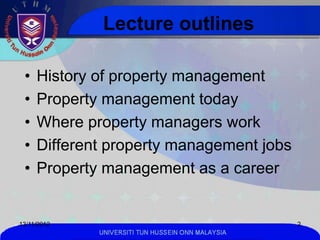 Introduction to Property Management | PPTX