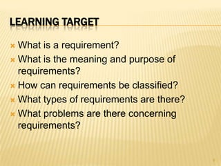 Requirement Engineering Lec.1 & 2 & 3 | PPT