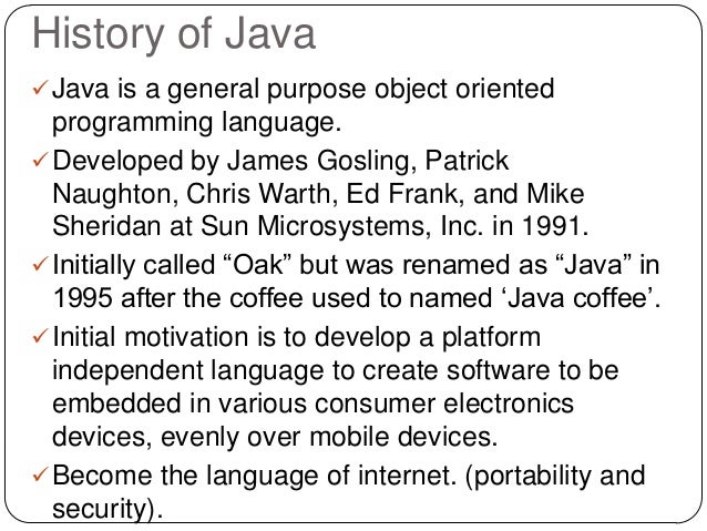 Java Lecture 1