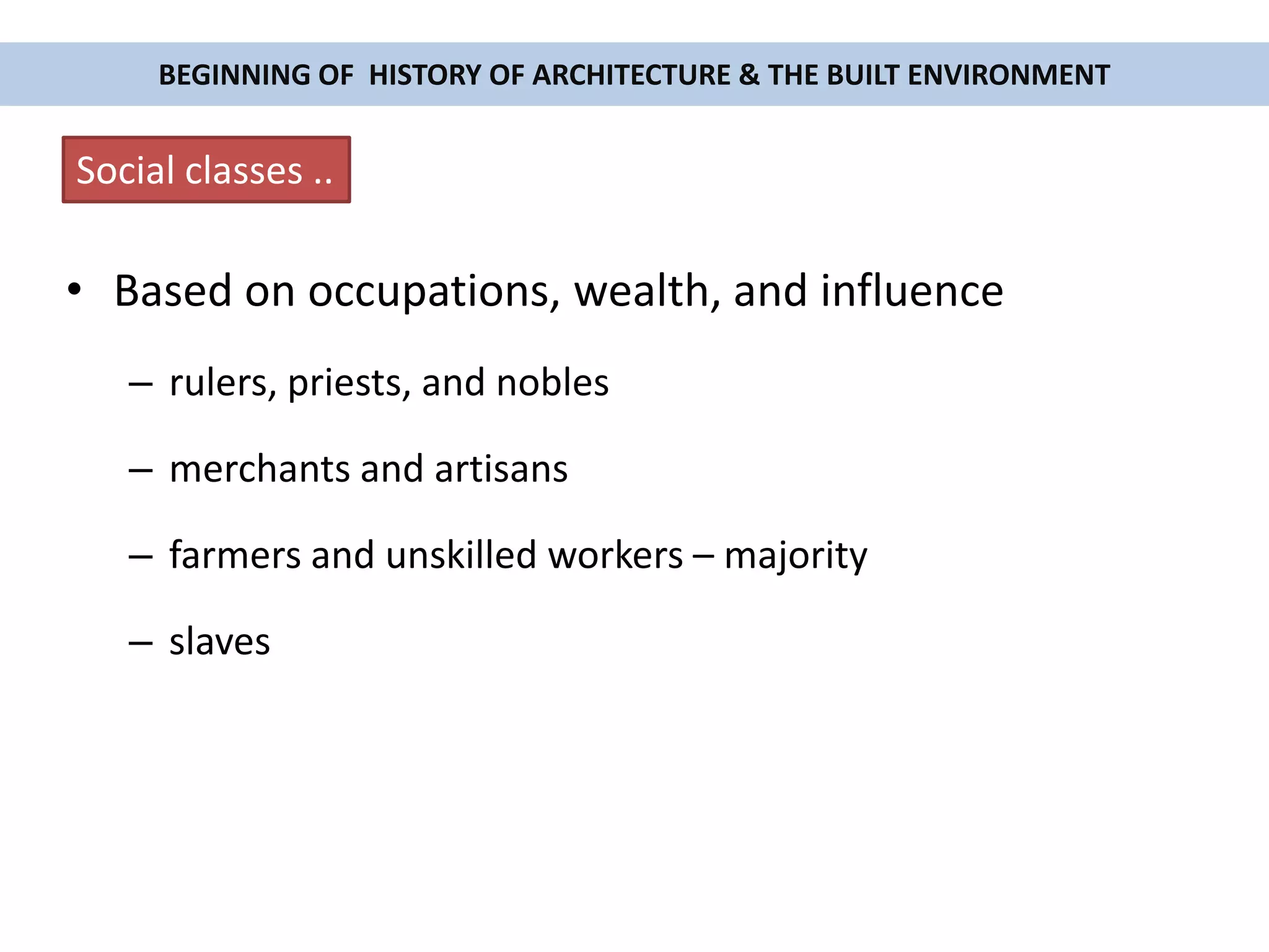 Architecture History Lecture 1 | PPSX