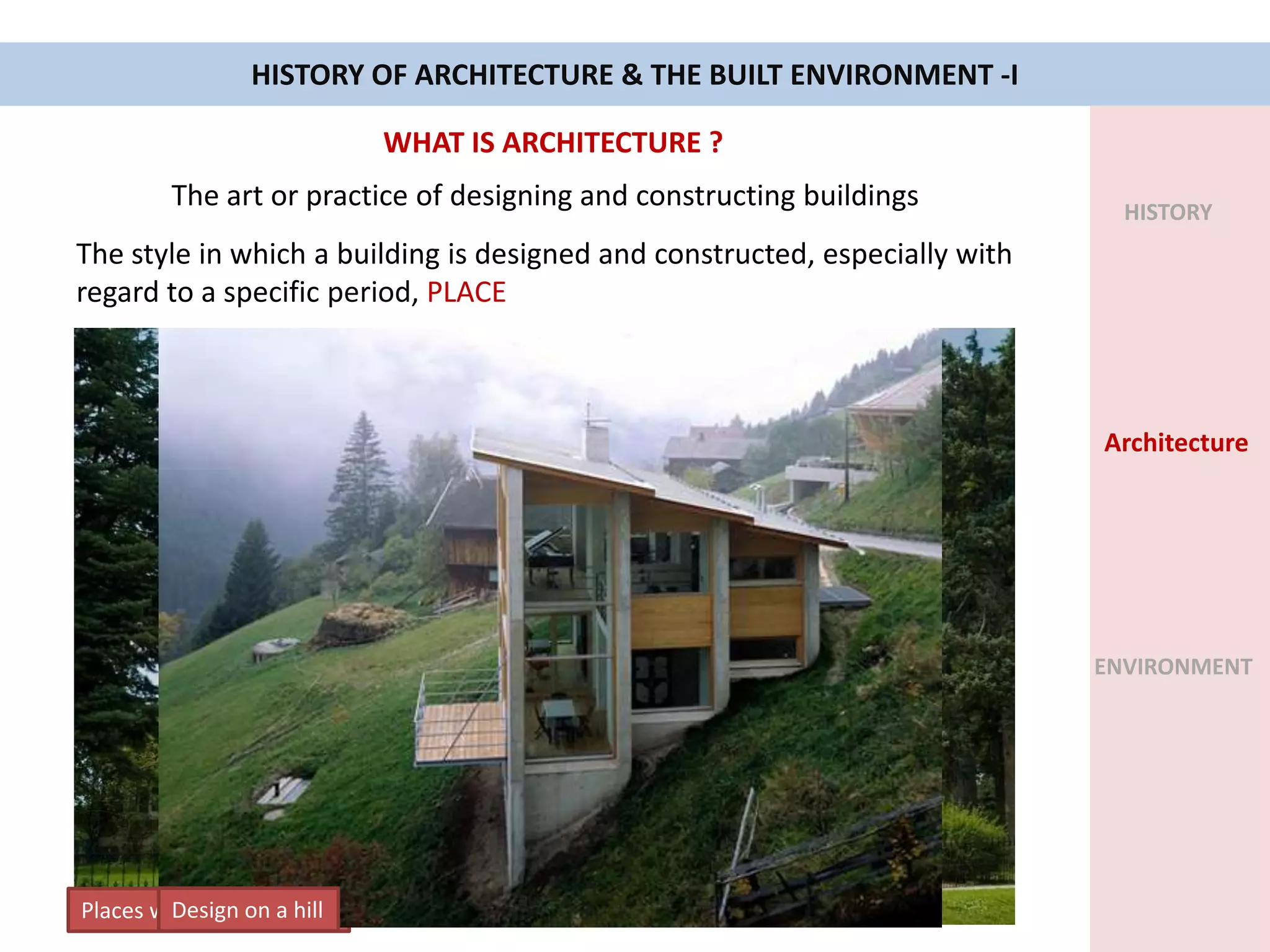 Architecture History Lecture 1 | PPSX