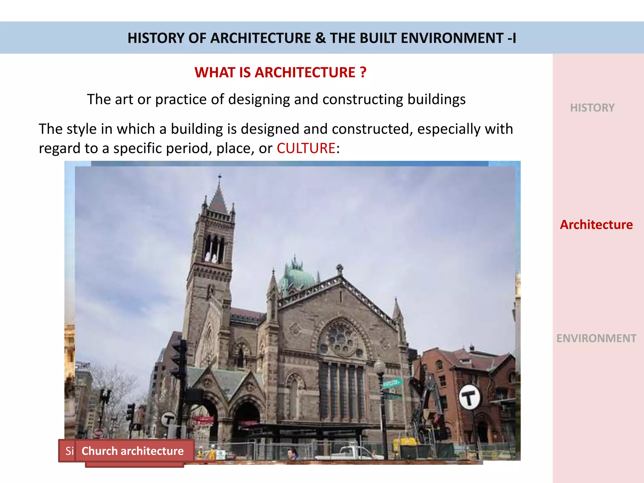 Architecture History Lecture 1 | PPSX