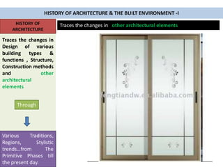 Architecture History Lecture 1 | PPSX
