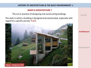 Architecture History Lecture 1 | PPSX