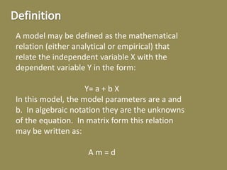 Inverse Theory in Geophysics, Lecture 1 | PPTX