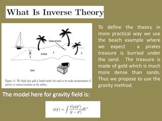 Inverse Theory in Geophysics, Lecture 1 | PPTX