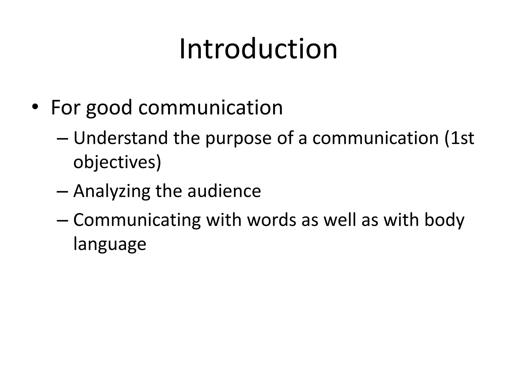 Communication Skills introduction | PPTX