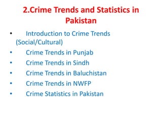crime and criminality in pak | PPTX