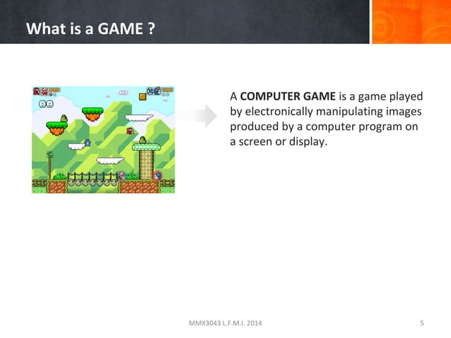INTRODUCTION OF GAME DESIGN AND DEVELOPMENT | PPT