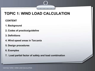 Wind load calculation | PPT