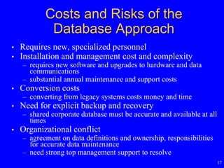 Database fundamentals(database) | PPTX
