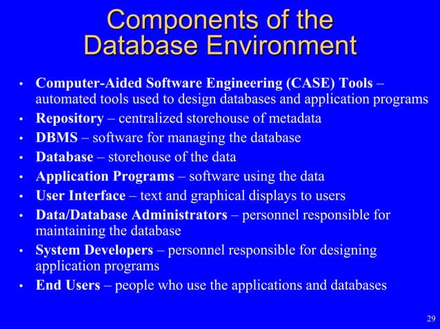 Database fundamentals(database) | PPTX