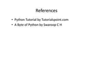 Python - Lecture 1 | PPT
