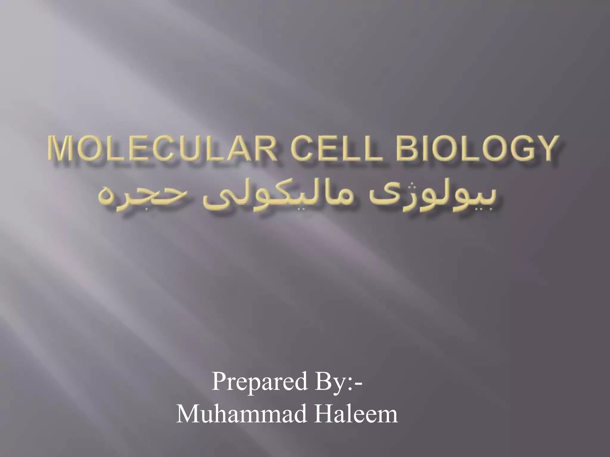 Molecular Biology | PPTX