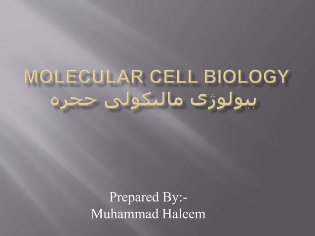 Molecular Biology | PPTX