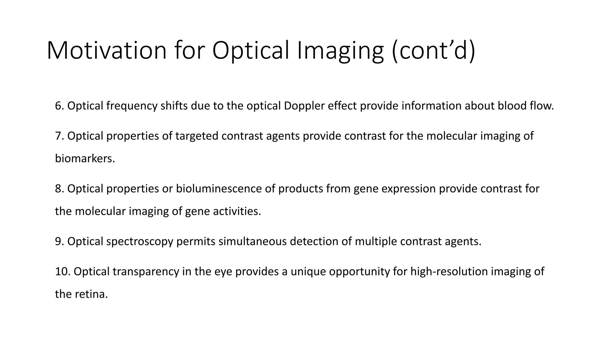 Introduction to Biomedical Optics | PPTX