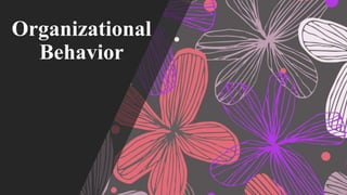 Introduction to Organizational Behavior | PPTX