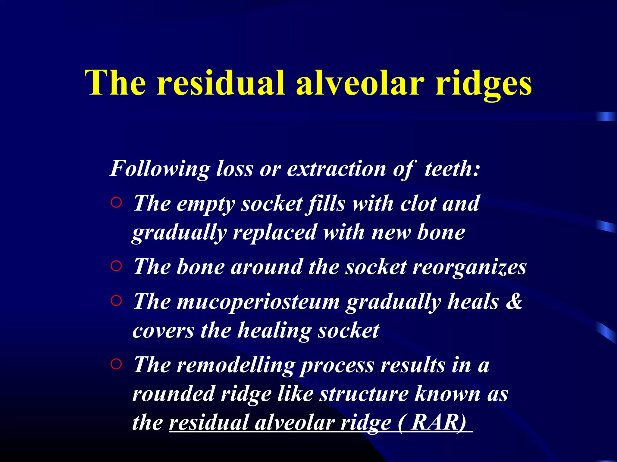 Complete denture - Introduction to Prosthodontics | PPT