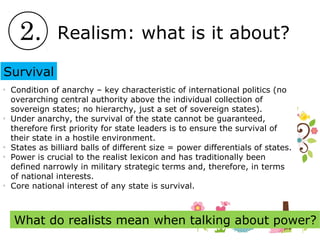 Lecture1. Realism and Liberalism | PPT