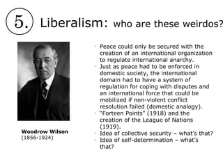Lecture1. Realism and Liberalism | PPT