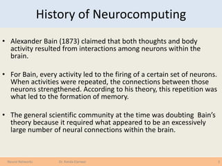 Introduction to Neural networks (under graduate course) Lecture 1 of 9 | PPT
