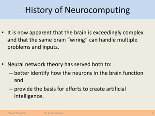 Introduction to Neural networks (under graduate course) Lecture 1 of 9 | PPT